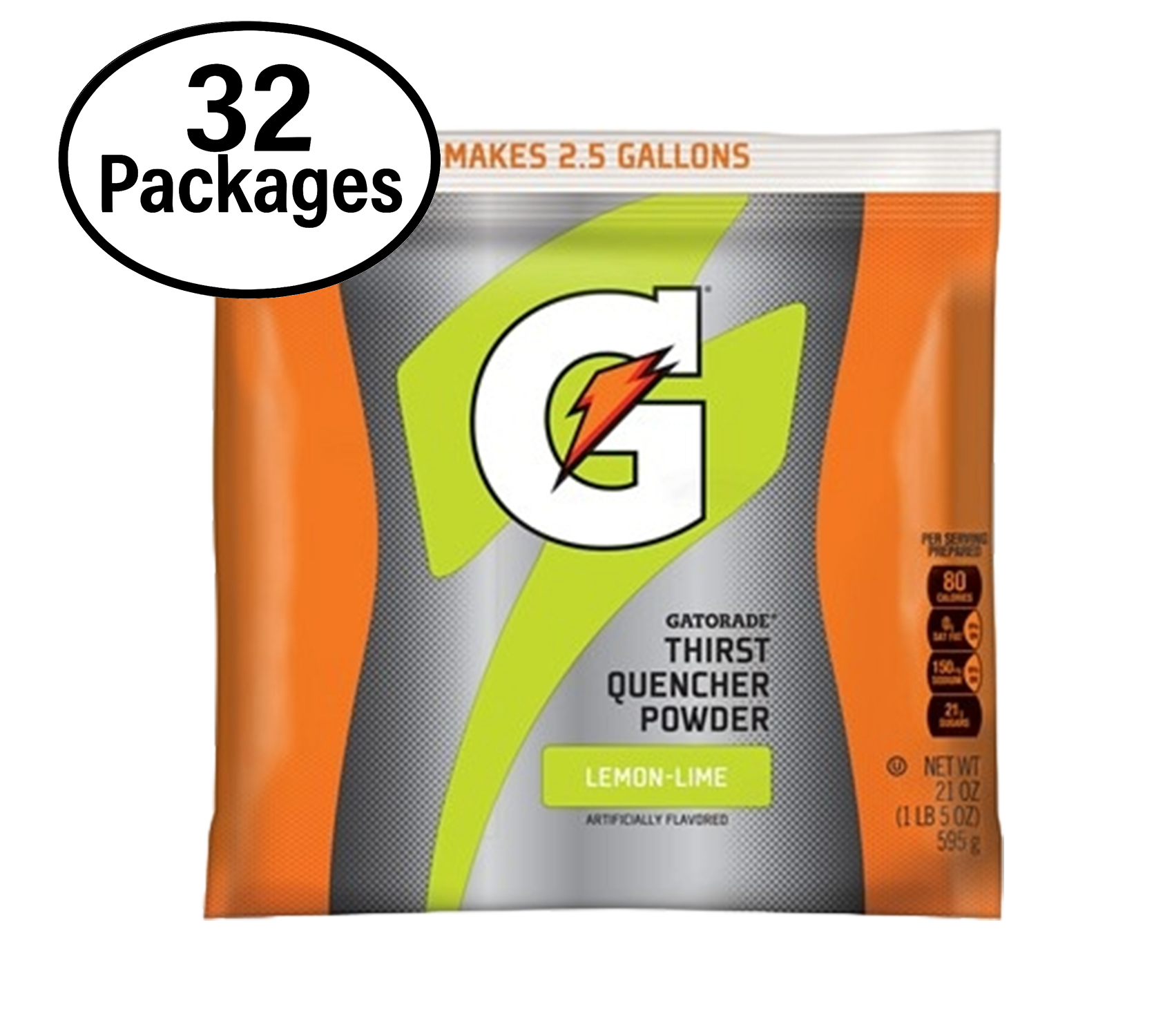 Gatorade Lemon Lime Powder 2.5 Gallon Pack – Bulk Hydration Solution ...